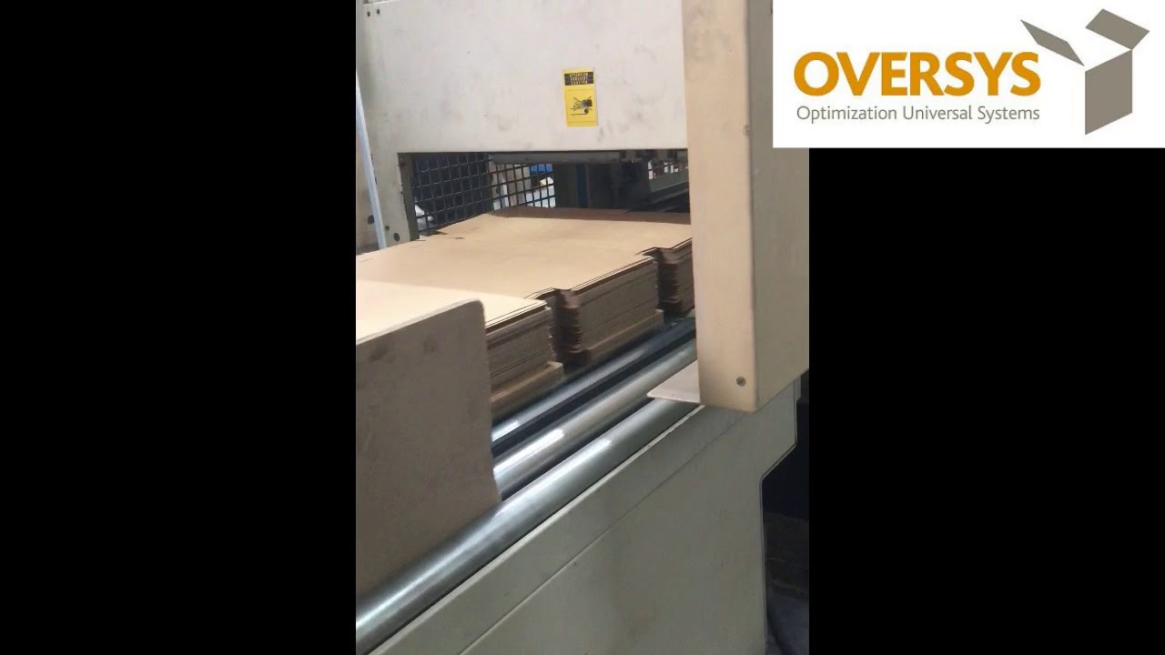 VIDEO OVERSYS U49300319 BOBST EASYBREAK S 160 A BUNDLE BREAKER WITH ...