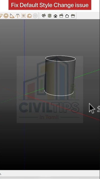 Fix default style changes issues in sketchup - YouTube