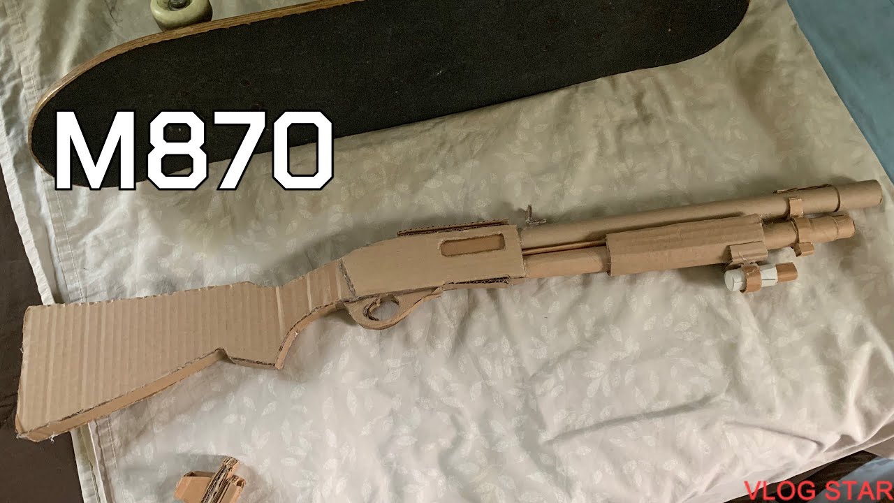 Cardboard Remington M870 🇺🇸 - YouTube