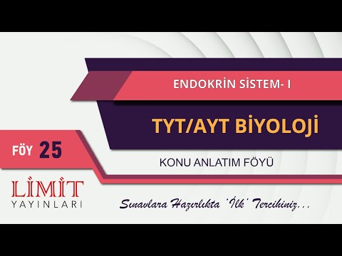 TYT/AYT Biyoloji Konu Anlatımı: Endokrin Sistem- I