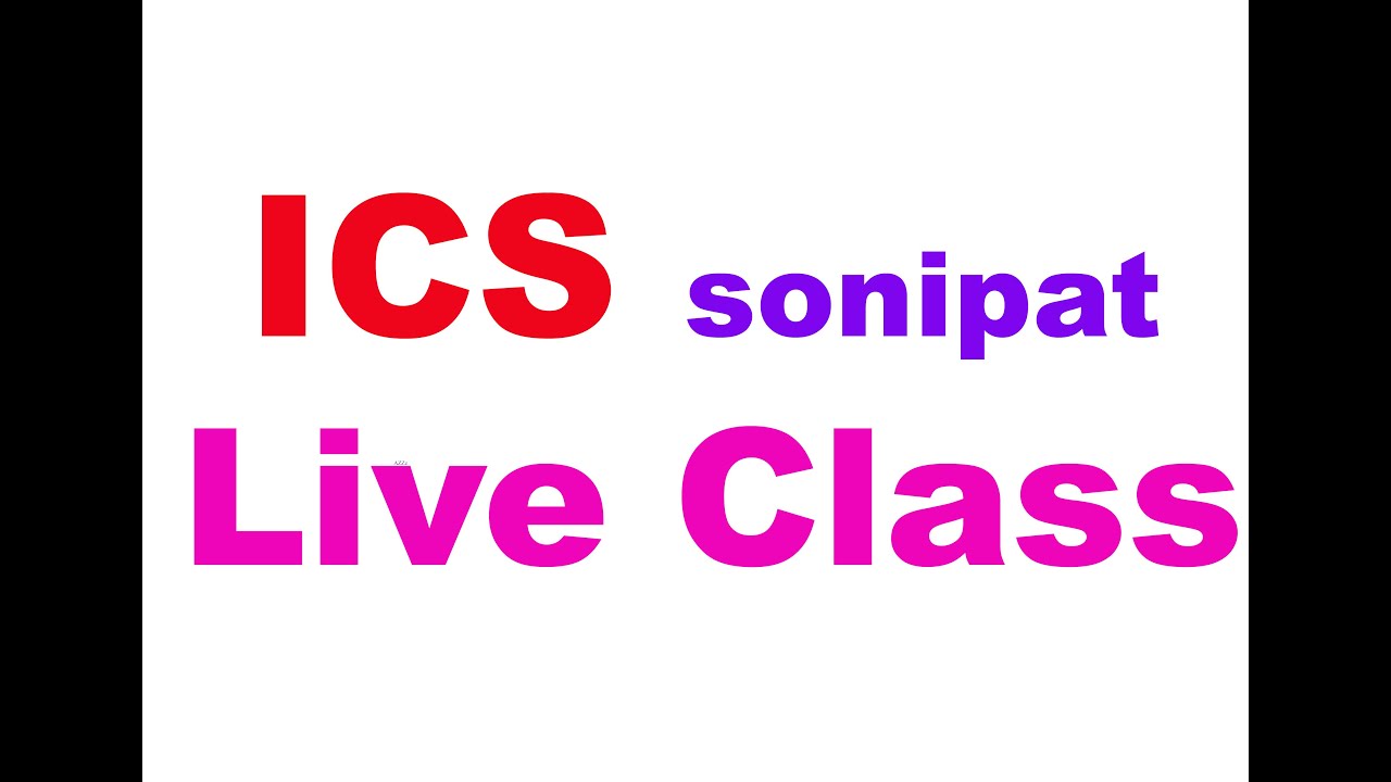 ICS coching Center Sonipat Live Classes || ICS Inside Story || Parimal ...