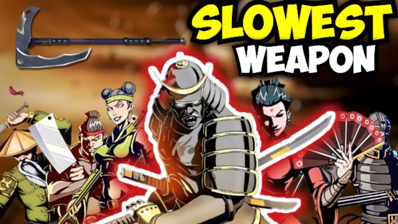 Shadow fight 2 || REAVER vs Gates of Shadows || Slowest weapon of the ...