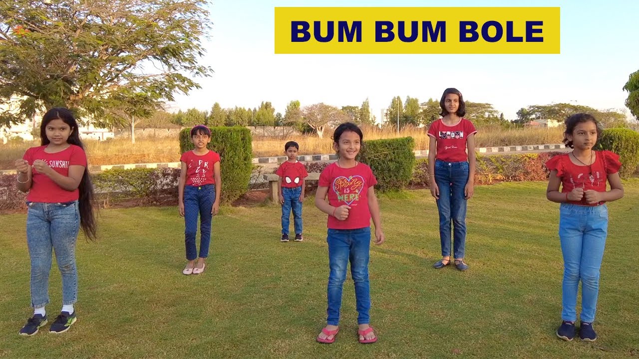 Bum Bum Bole (kids Bollywood Dance) Taare Zameen Par | Shaan, Aamir ...