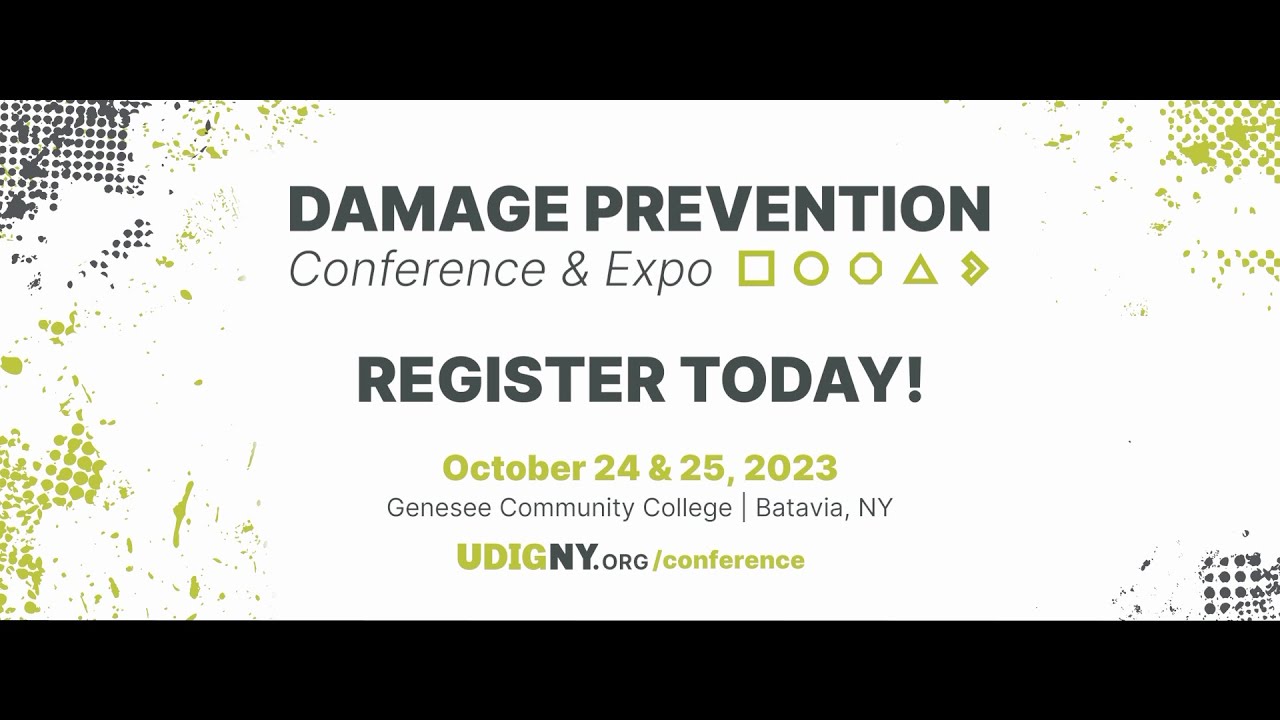 Register for UDig NY's 2023 Damage Prevention Conference & Expo - YouTube