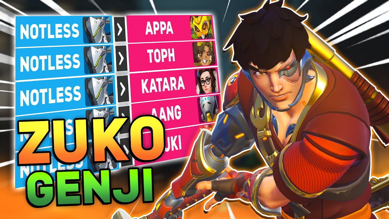 GENJI ZUKO e a COLLAB DE AVATAR no Overwatch 2 - YouTube