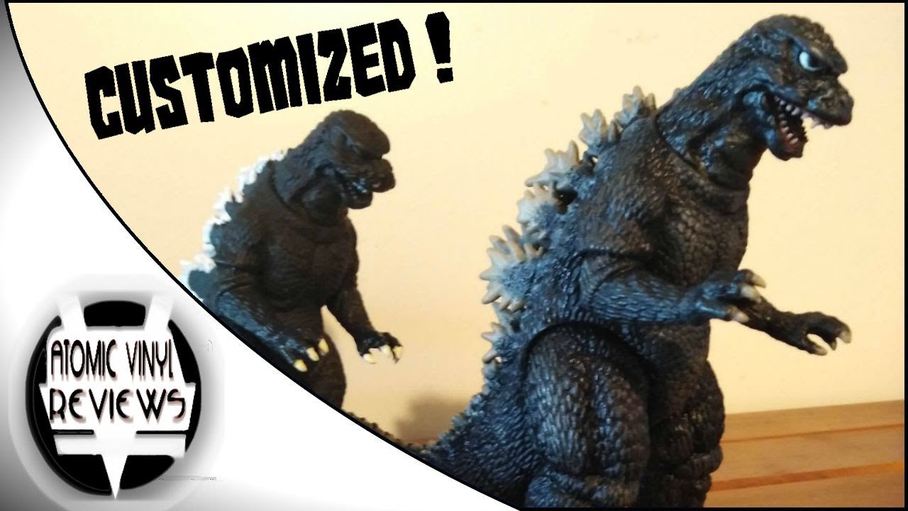 Customizing and repainting a bootleg Bandai Godzilla 1984 figure ...