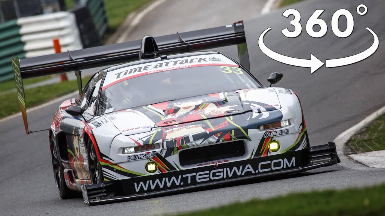 Tsuki K22 Turbocharged NSX (360 Video) - Time Attack 2023 Cadwell Park ...