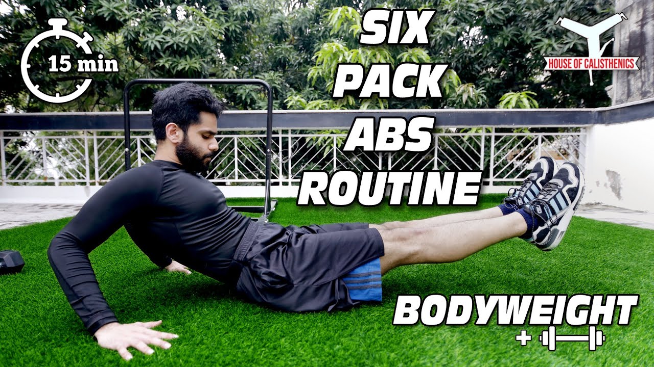 15 Min Sixpack Workout Routine Bodyweight And Dumbbells Coreworkout