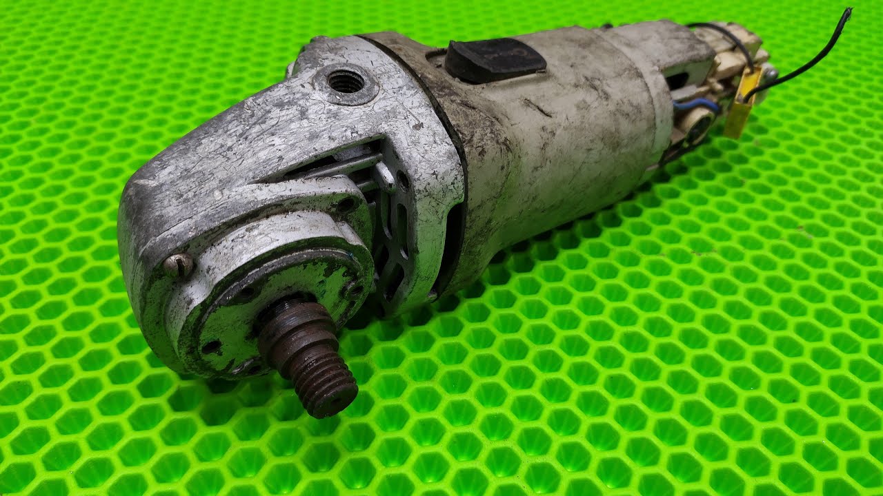 New function of the broken angle grinder! Why didn't I do this before ...