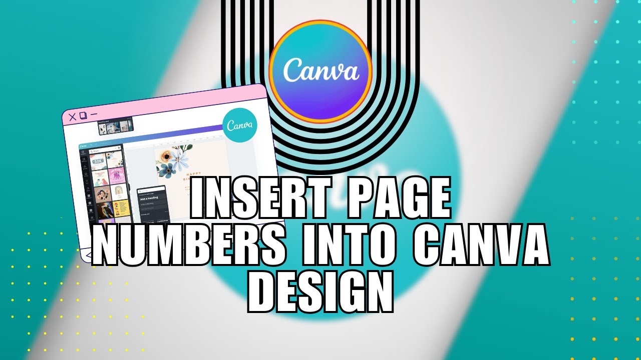 How to Insert Page Numbers into Canva Designs - YouTube