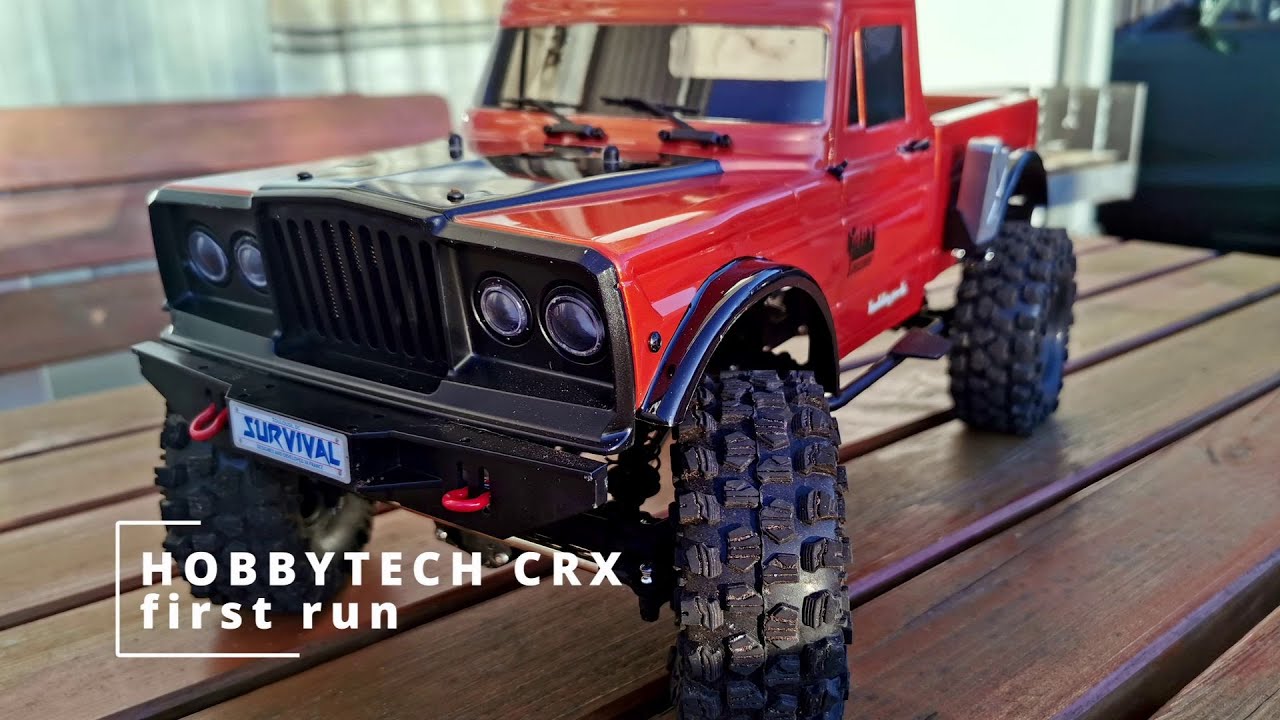Hobbytech CRX Scale Crawler first ride - YouTube