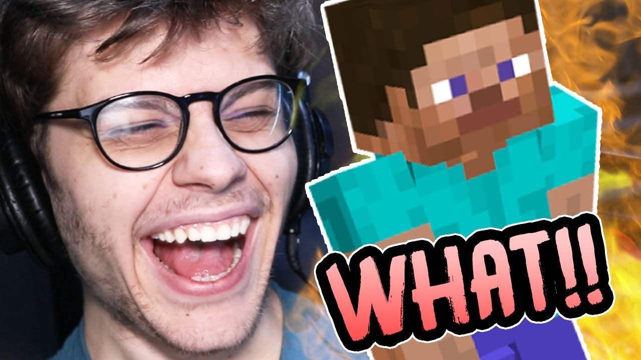 MINECRAFT STEVE SMASH REVEAL REACTION - YouTube