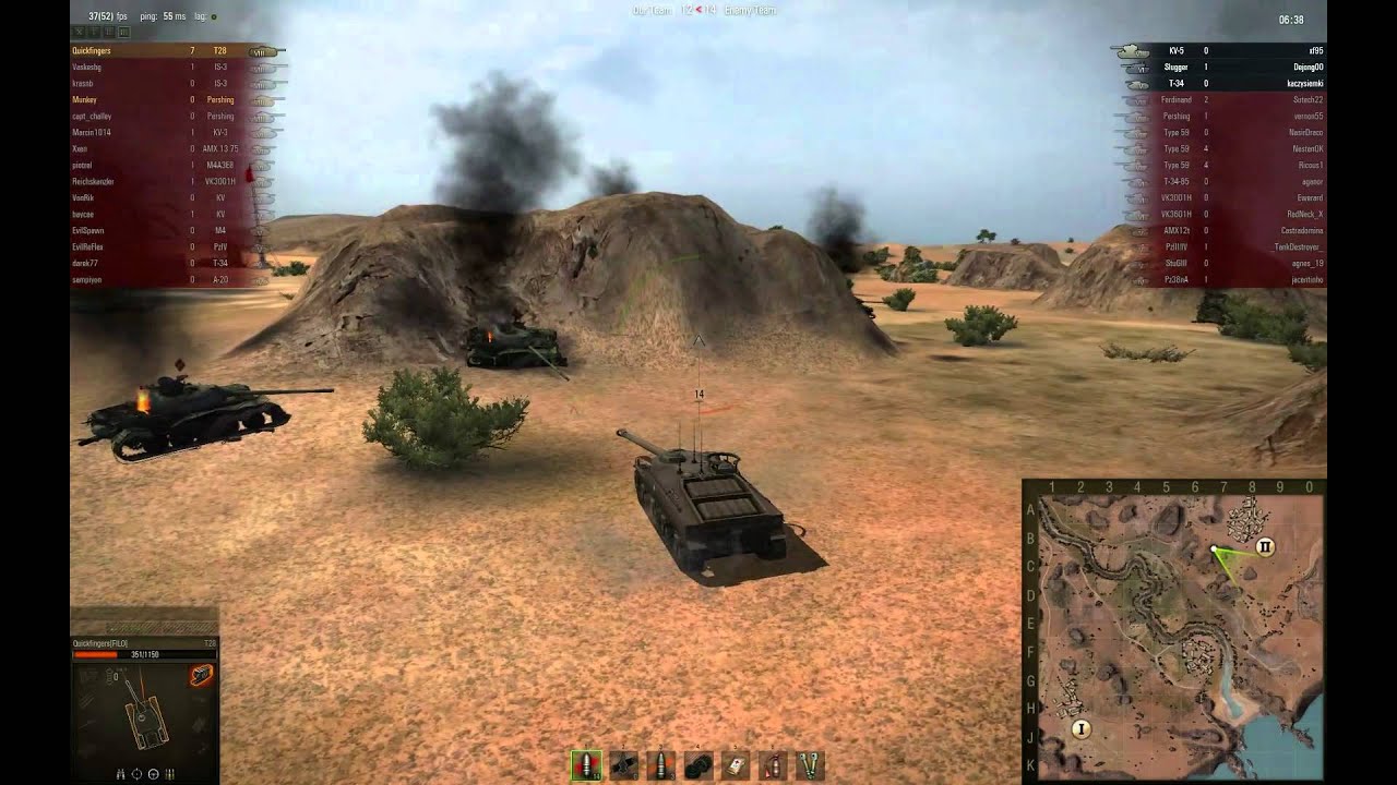 QuickyBaby: World of Tanks T28 10 Kills Kolobanov and Boelter's Medal ...