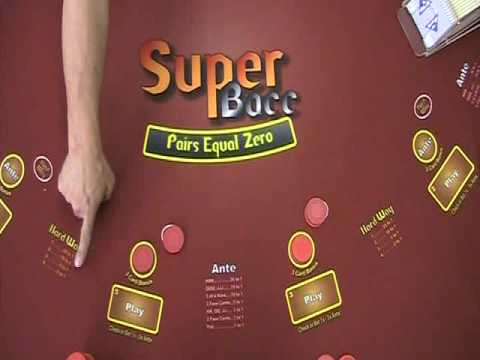 Super Bacc, win Baccarat, Casino Table game, Las Vegas, casino war ...