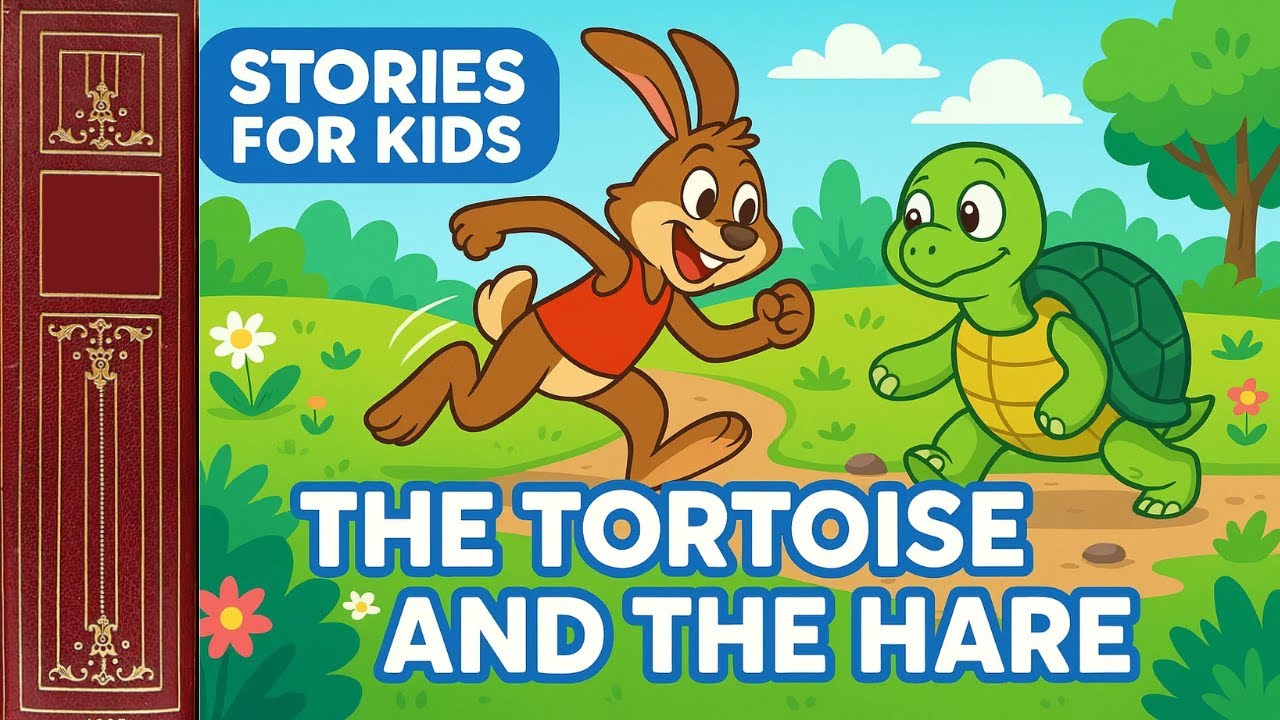The Tortoise and the Hare 🐢🐇 Aesop's Fable for Kids | Classic Story ...
