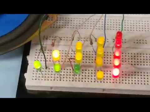 Mini-projeto VU de LED's com PIC16F877A - YouTube