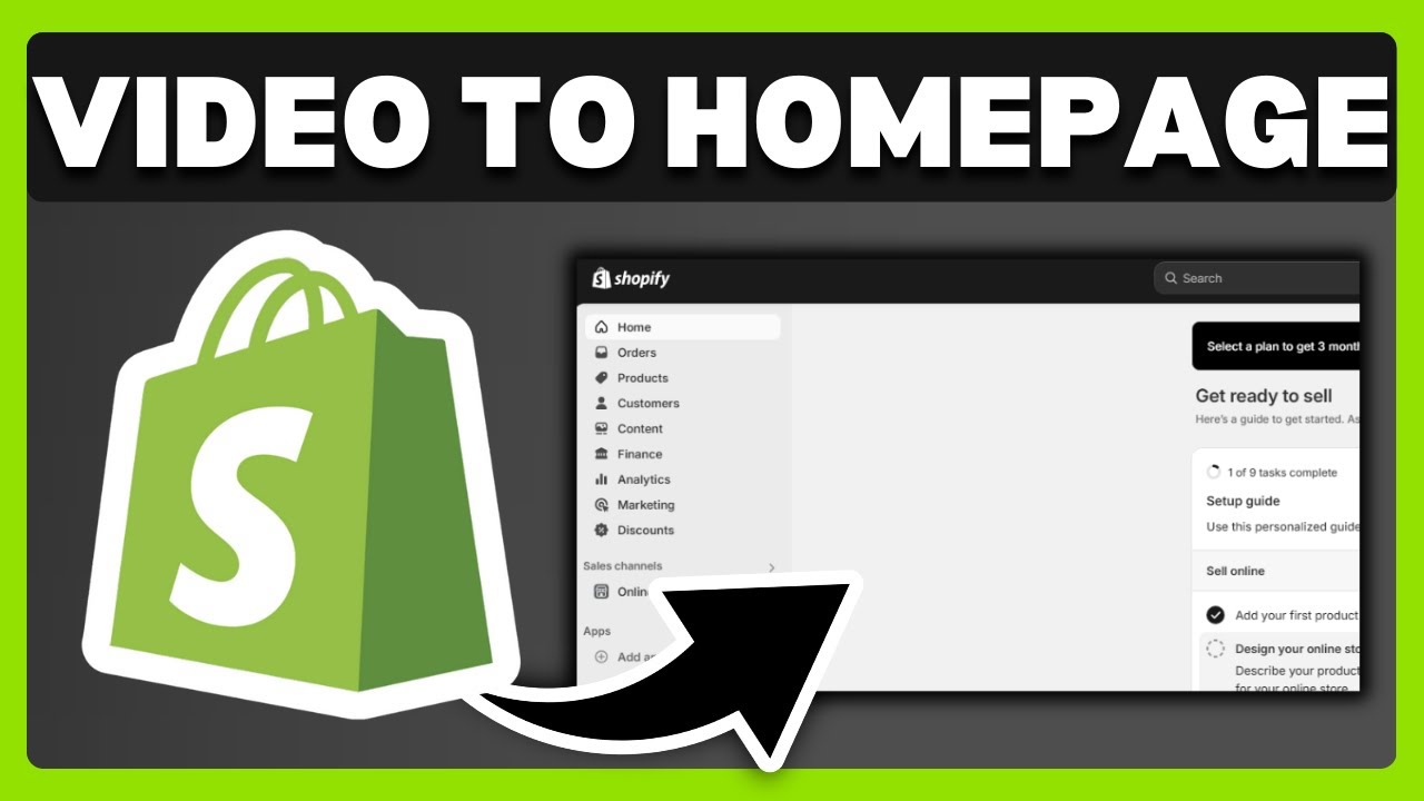 How To Add Video To Shopify Homepage - Full Guide - YouTube