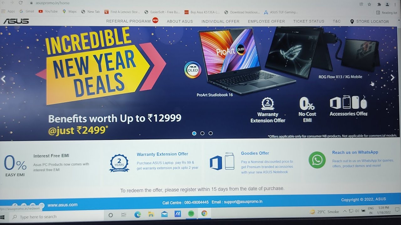 ASUS WARRANTY REGISTERED ASUS SITE IN OFFER PRICE - YouTube