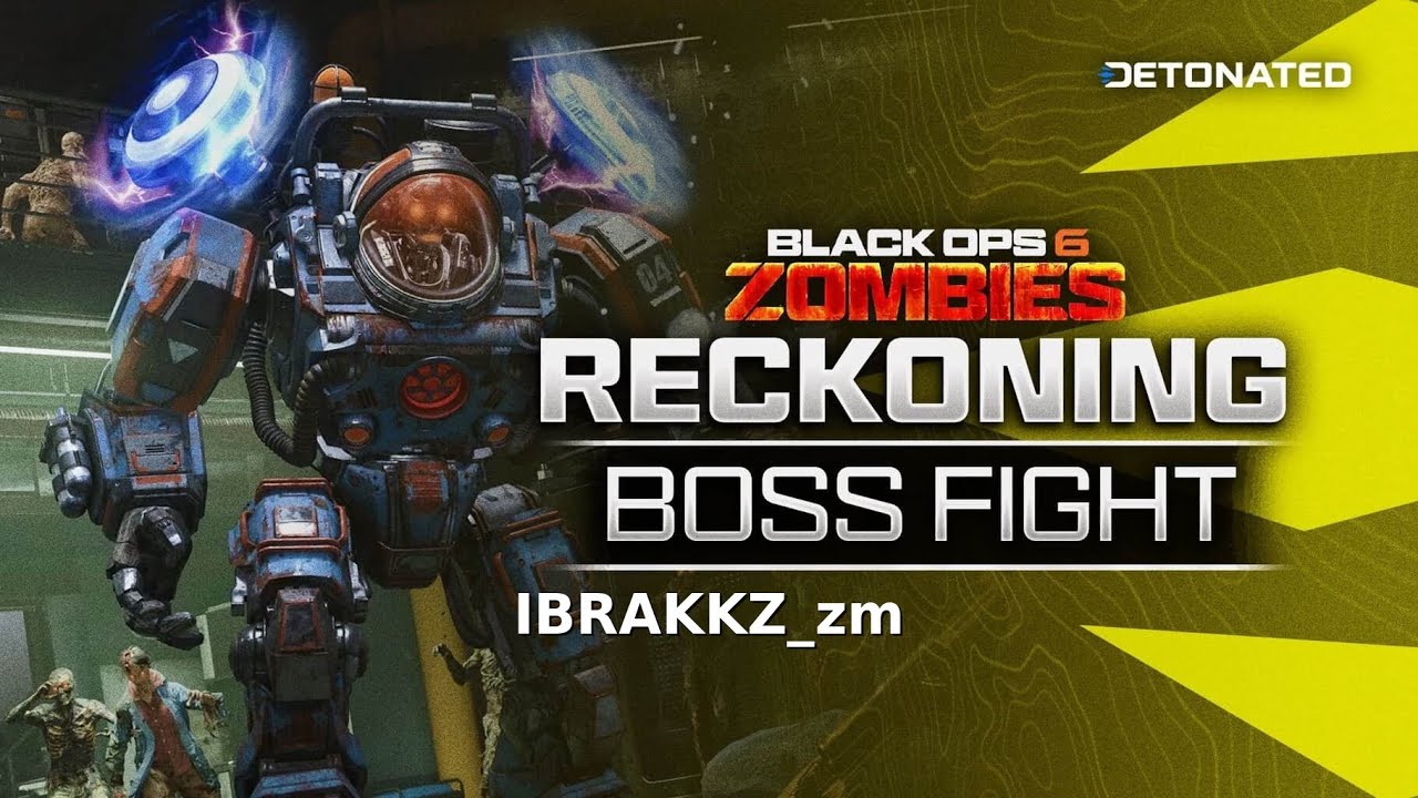 BO6 Zombies "Reckoning" round 100 Boss Fight! - YouTube