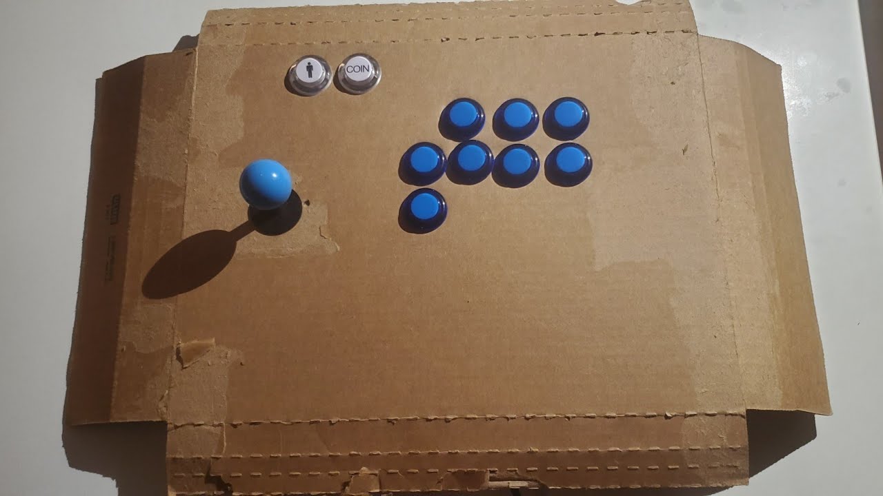 Cardboard DIY Arcade Controller YouTube Cardboard DIY Arcade Controller YouTube