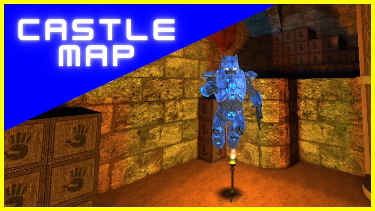 Dark Castle Map | Cube 2 Sauerbraten gameplay | bhop race | Level ...