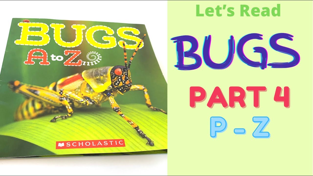 Bugs Book Read Aloud (Part 4) - Learn About Bugs / Insects and the ...