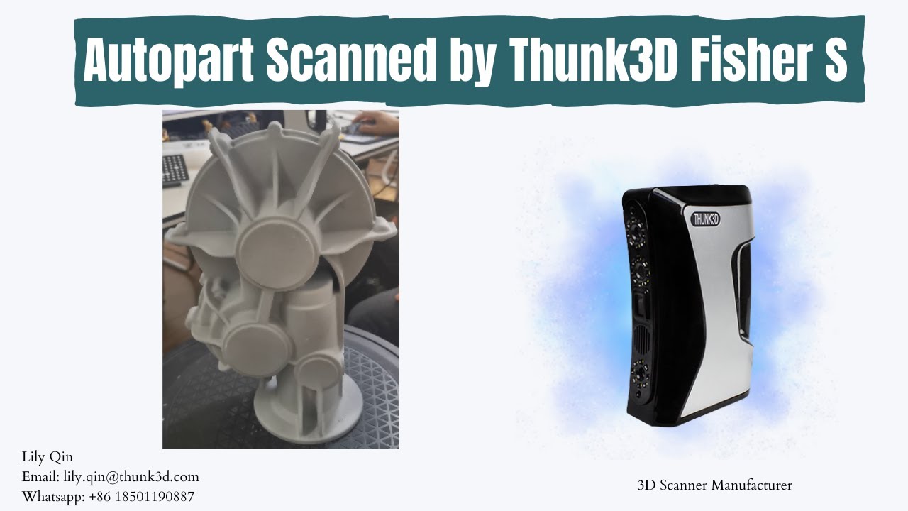 Thunk3D Handheld 3D Scanner for Reverse Engineering - YouTube
