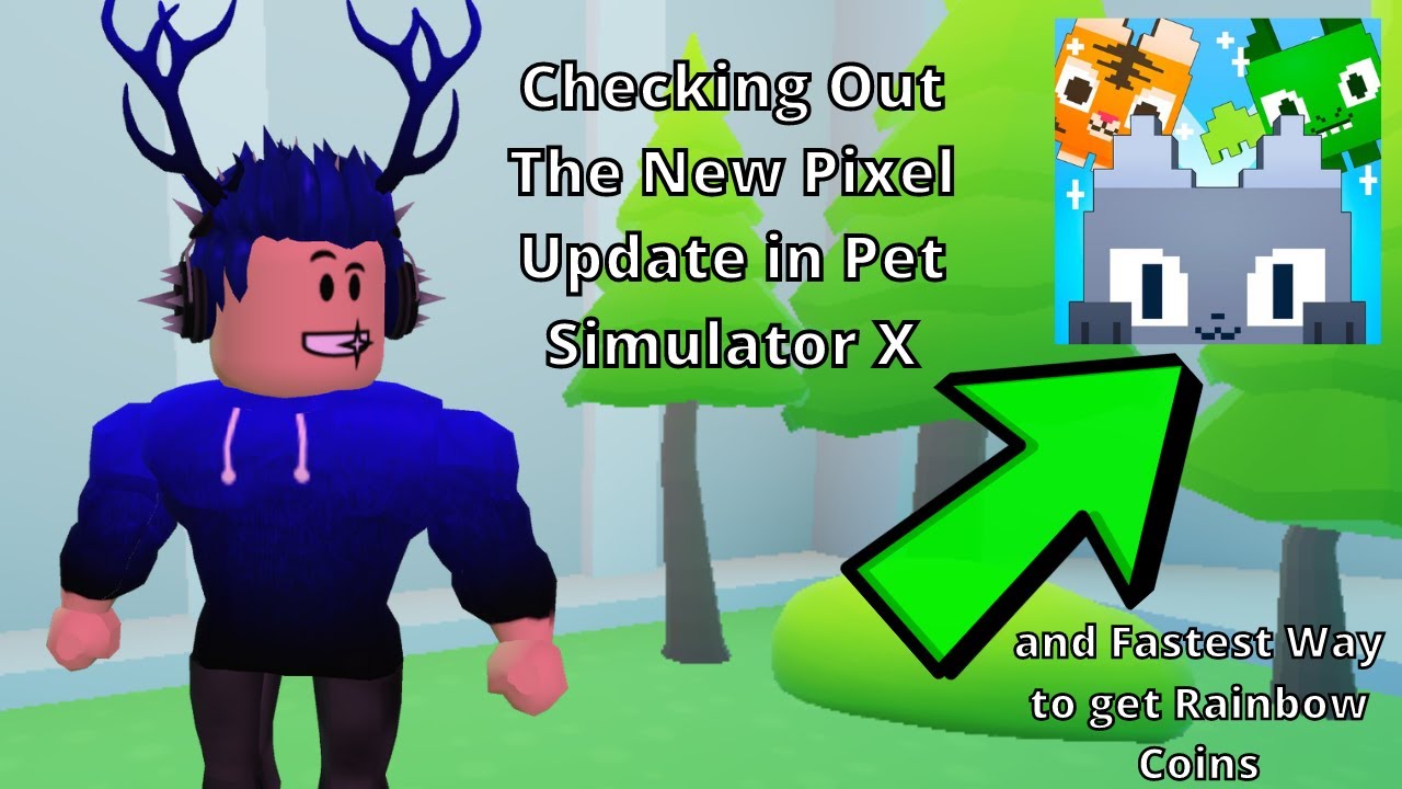 Checking Out The New Pixel Update In Pet Simulator X and The Fastest ...