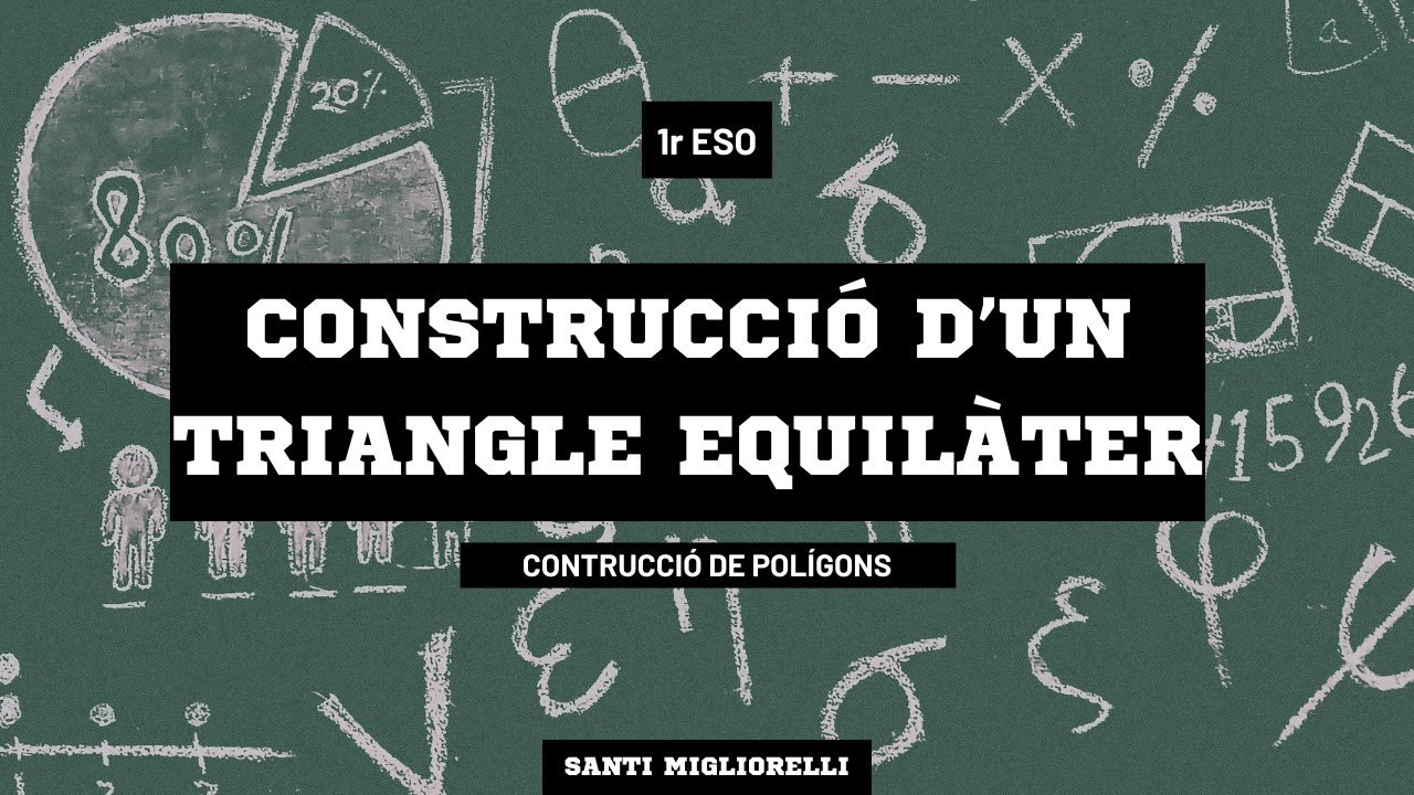 Construcció de Polígons - Triangle Equilàter - YouTube