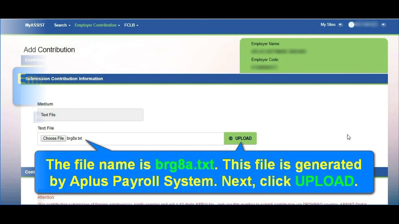 Aplus Software - Submit SOCSO - YouTube
