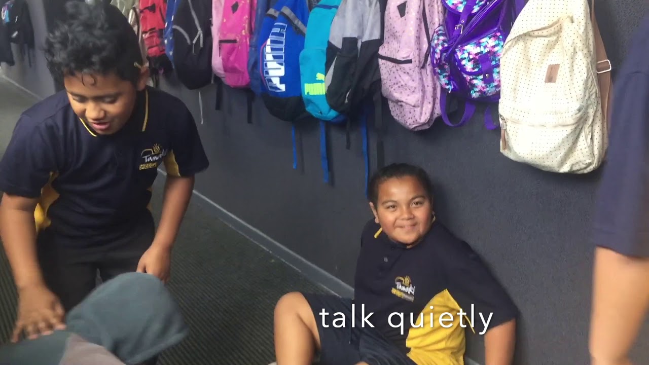 Tamaki Primary School PB4L expectations corridors Room 7 2019 - YouTube