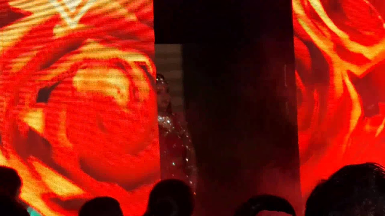 Indian Wedding Jaimala on Revolving stage & with LED screen - YouTube