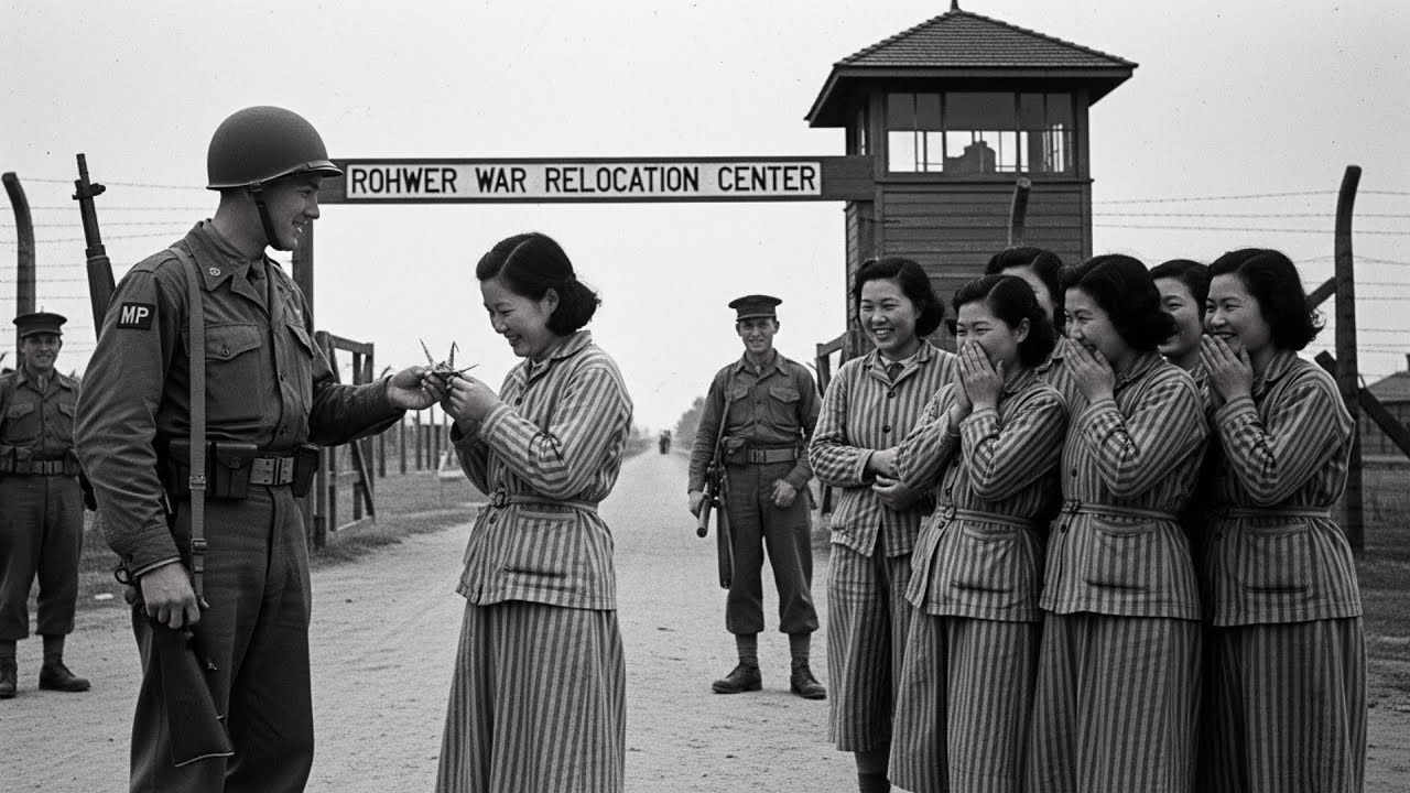 (1945) Japanese Women POWs Omega Fell for the American Soldier Guarding ...