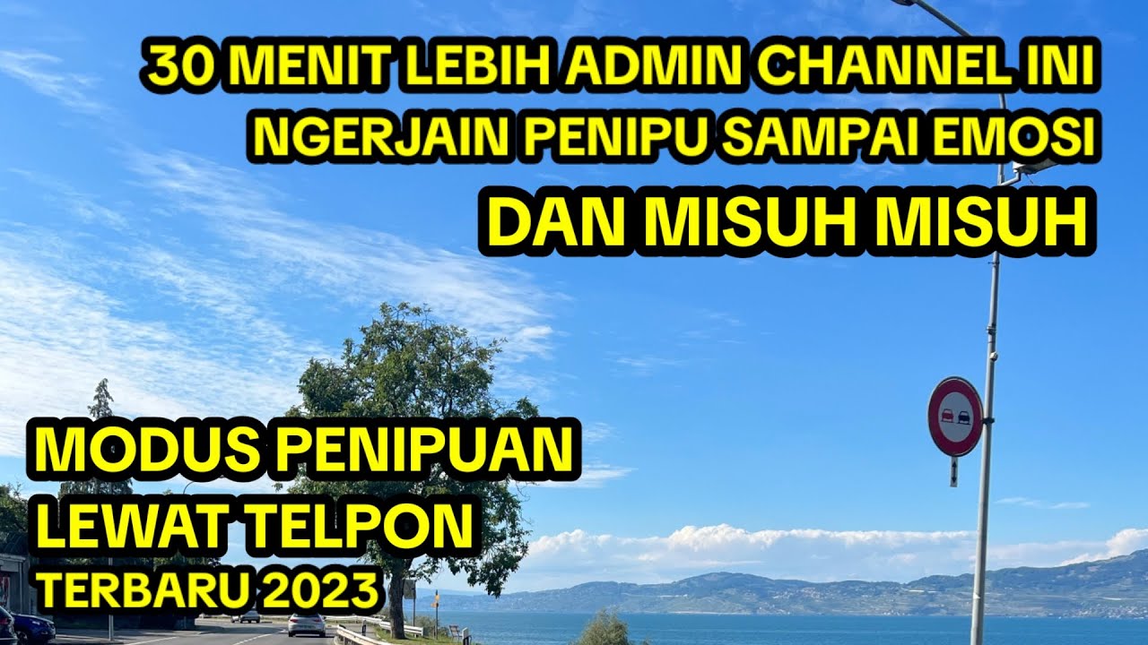 LUCU. NGERJAIN PENIPU LEWAT TELPON. PENIPUNNYA MARAH MARAH DAN MISUH ...