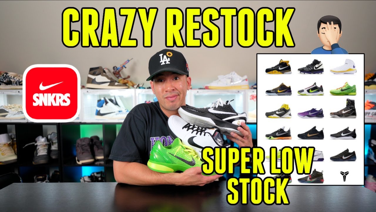 CRAZY RESTOCK !!! KOBE DAY'S TOMORROW BUT NOT LOOKING GOOD 🤦‍♂️ | SHOCK ...