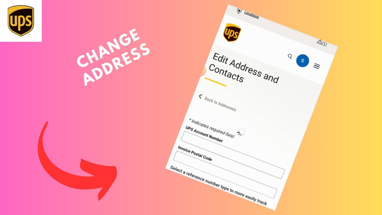 how to change address on ups - YouTube