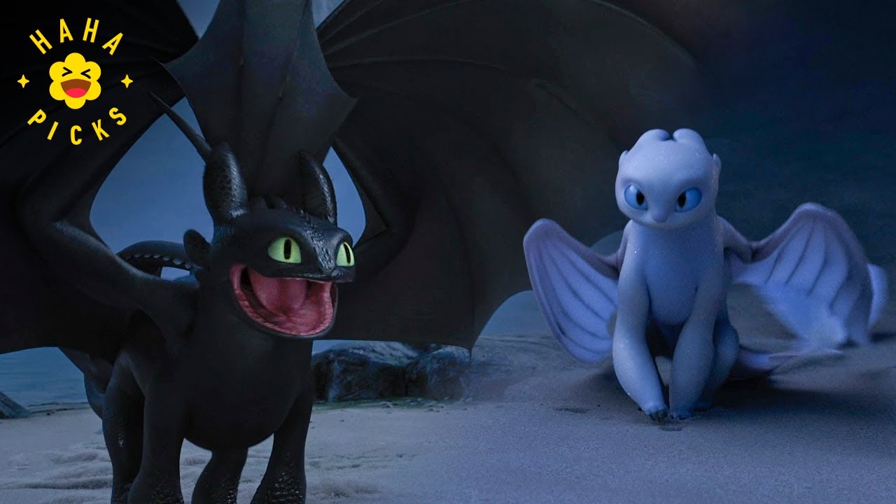 Toothless Tries to Rizz Light Fury | How to Train Your Dragon: The ...