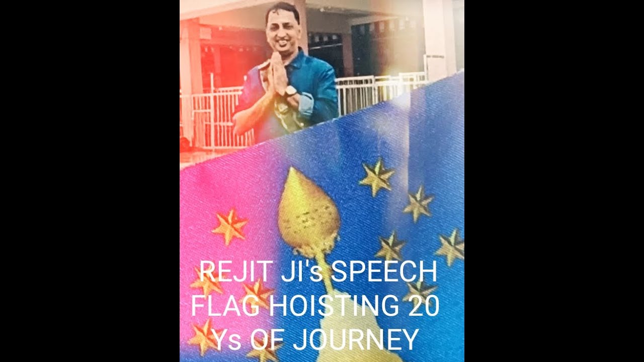 LMRK Rejit Ji's Speech before Flag Hoisting - YouTube