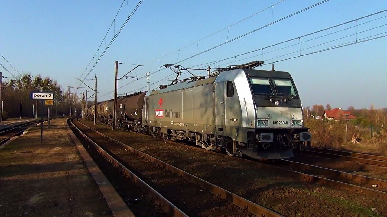 [Orlen KolTrans] TRAXX F140 MS #E186 263-0 z cysternami (Świnoujście ...