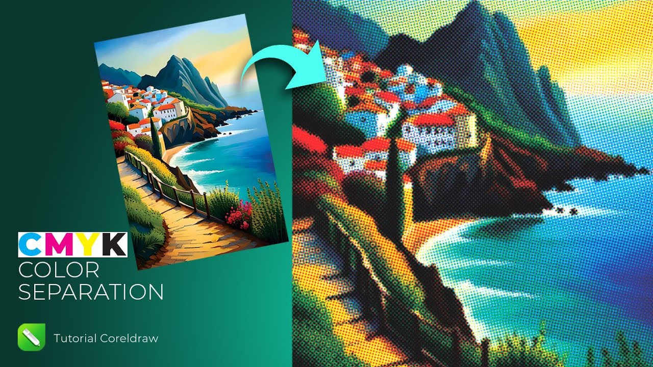 Tutorial Color Separation CMYK di Coreldraw - YouTube