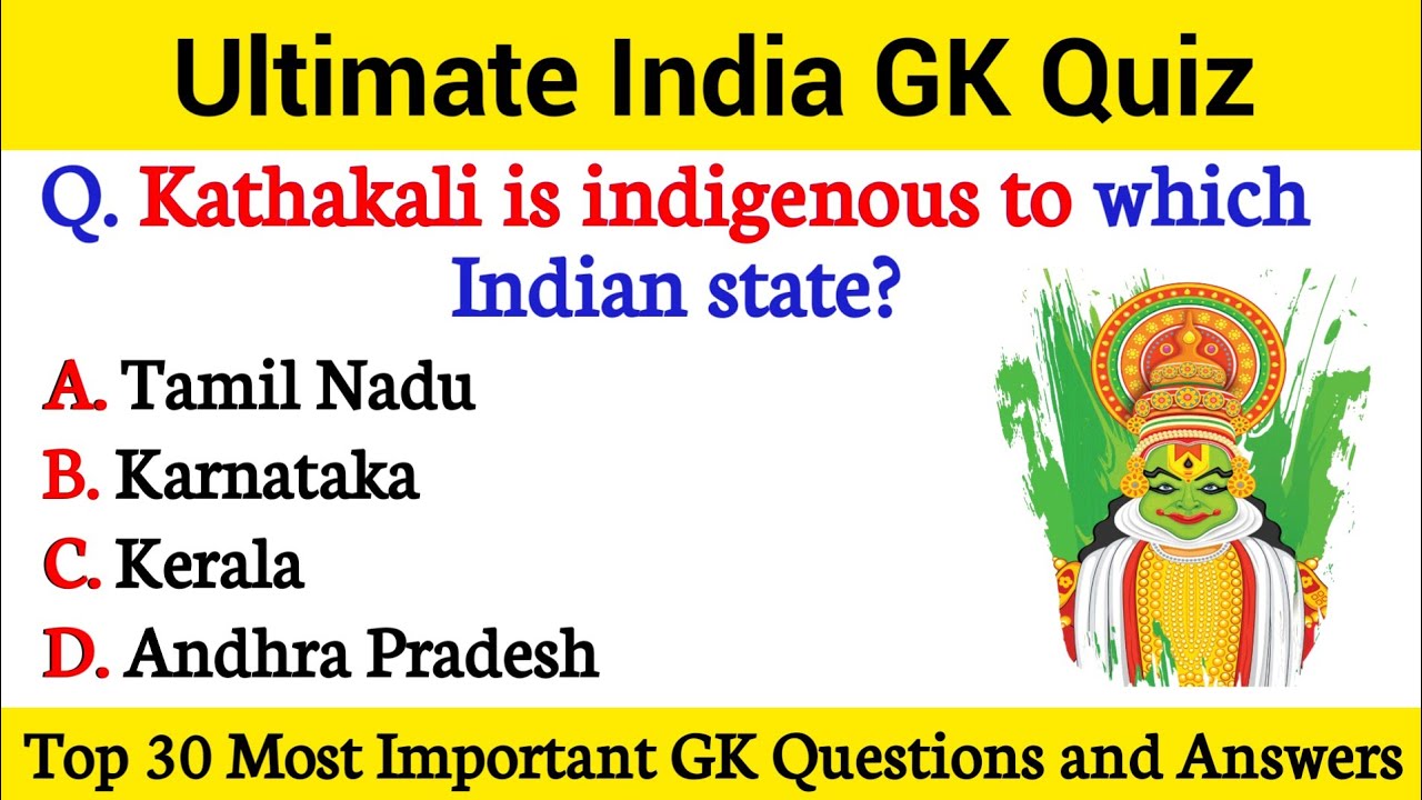 Ultimate India GK Quiz | Most Important GK Questions and Answers - YouTube
