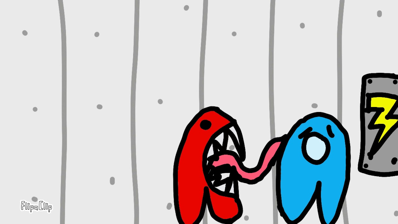 Among us eat kill animation - YouTube