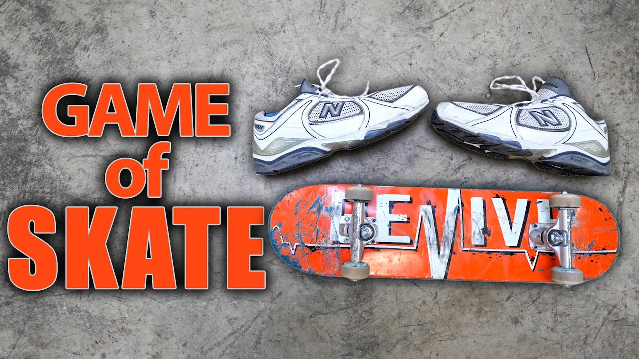 BIG SHOE mini board | GAME of SKATE! - YouTube