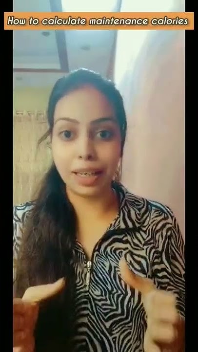 How to calculate your maintenance calories | TDEE calculator - YouTube