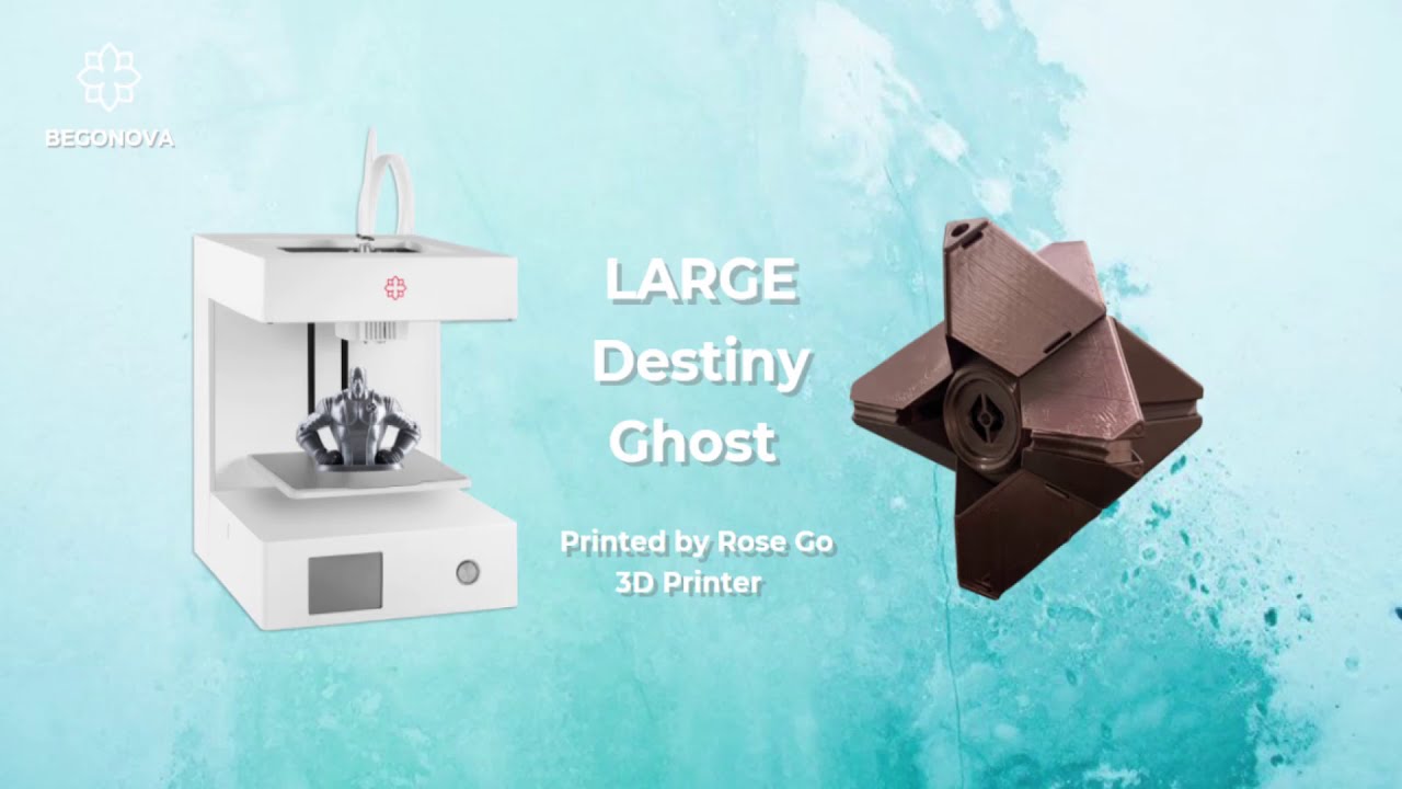 Large Destiny Ghost 3D Model Assembly - YouTube