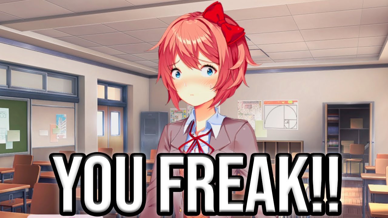 Monika and Sayori Get Heated (DDLC Tripping Backwards MOD) FULL - YouTube