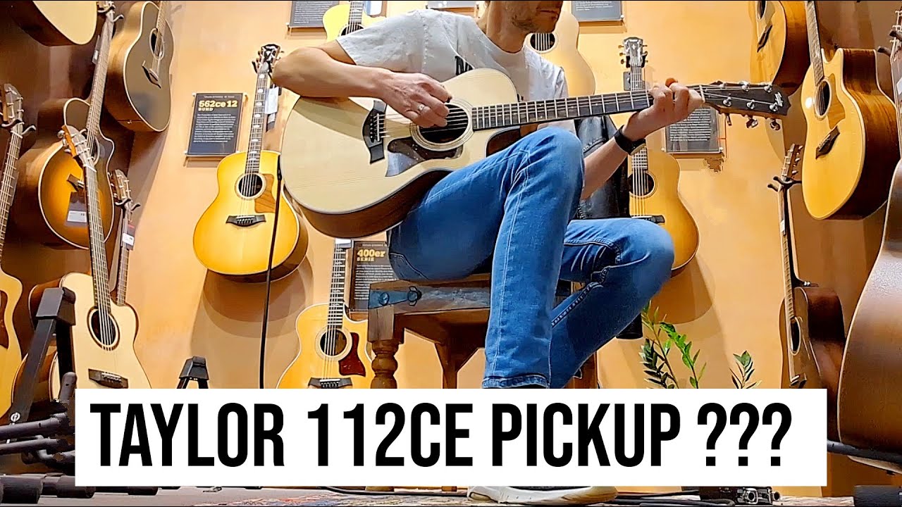 TAYLOR 112ce - ES2 pickup VS DUKE GA PF CUT TRIO VT - YouTube