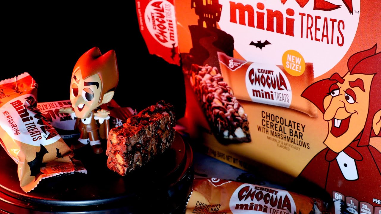 SNACK ATTACK!! General Mills Count Chocula Mini Treat Bar | 👻 13 Snacks ...