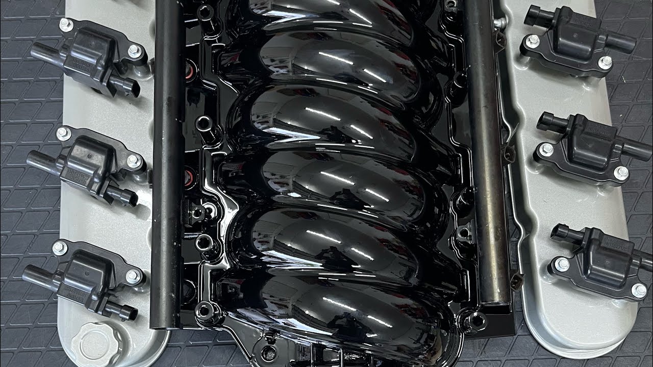 1985 Box Chevy Intake & Throttle body installed - YouTube