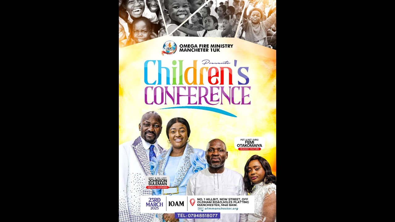 Sunday Service - Children Convention | With Pastor Femi Otakomaya ...